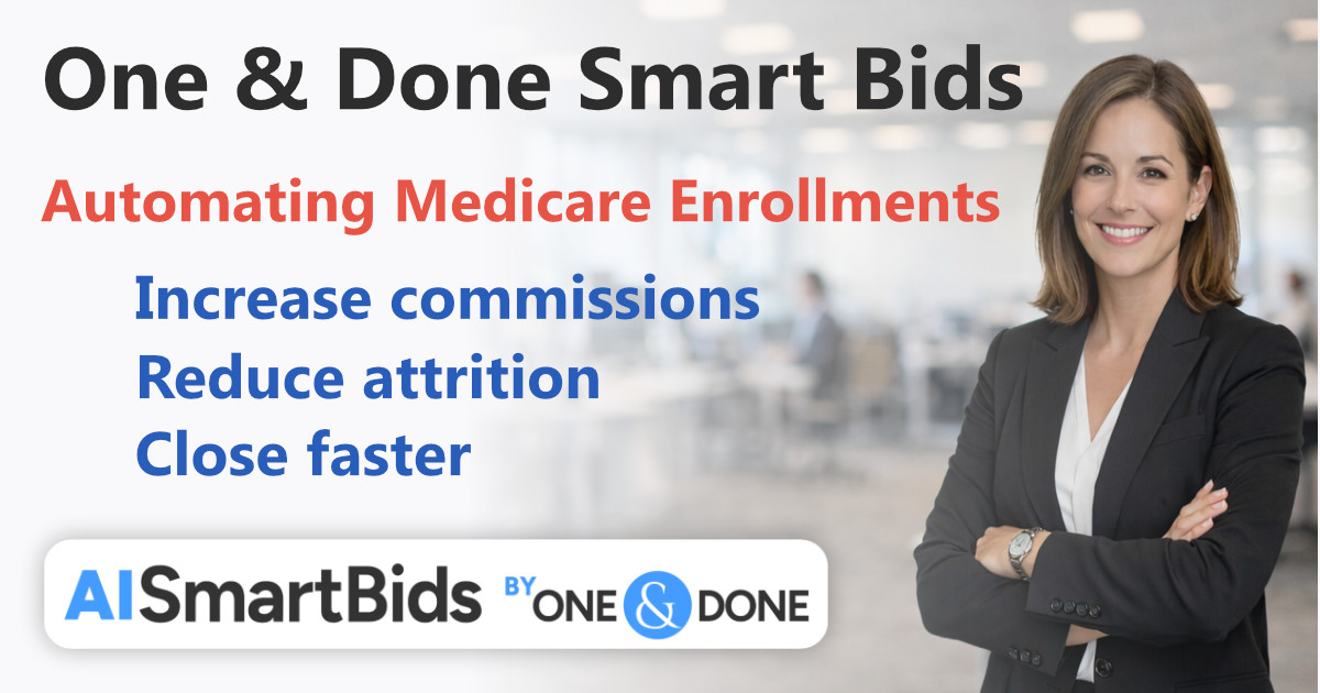 One & Done Smart Bids | AISmartBids | Medicare Advantage Plans for Seniors